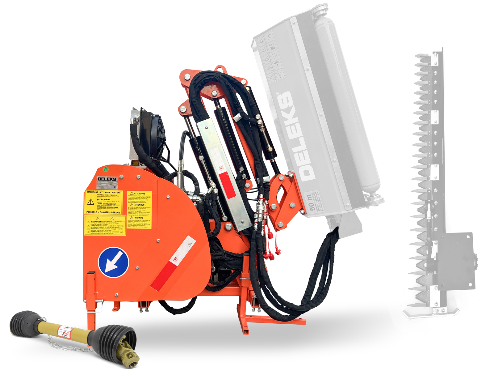 tractor mounted hedge cutter merlo