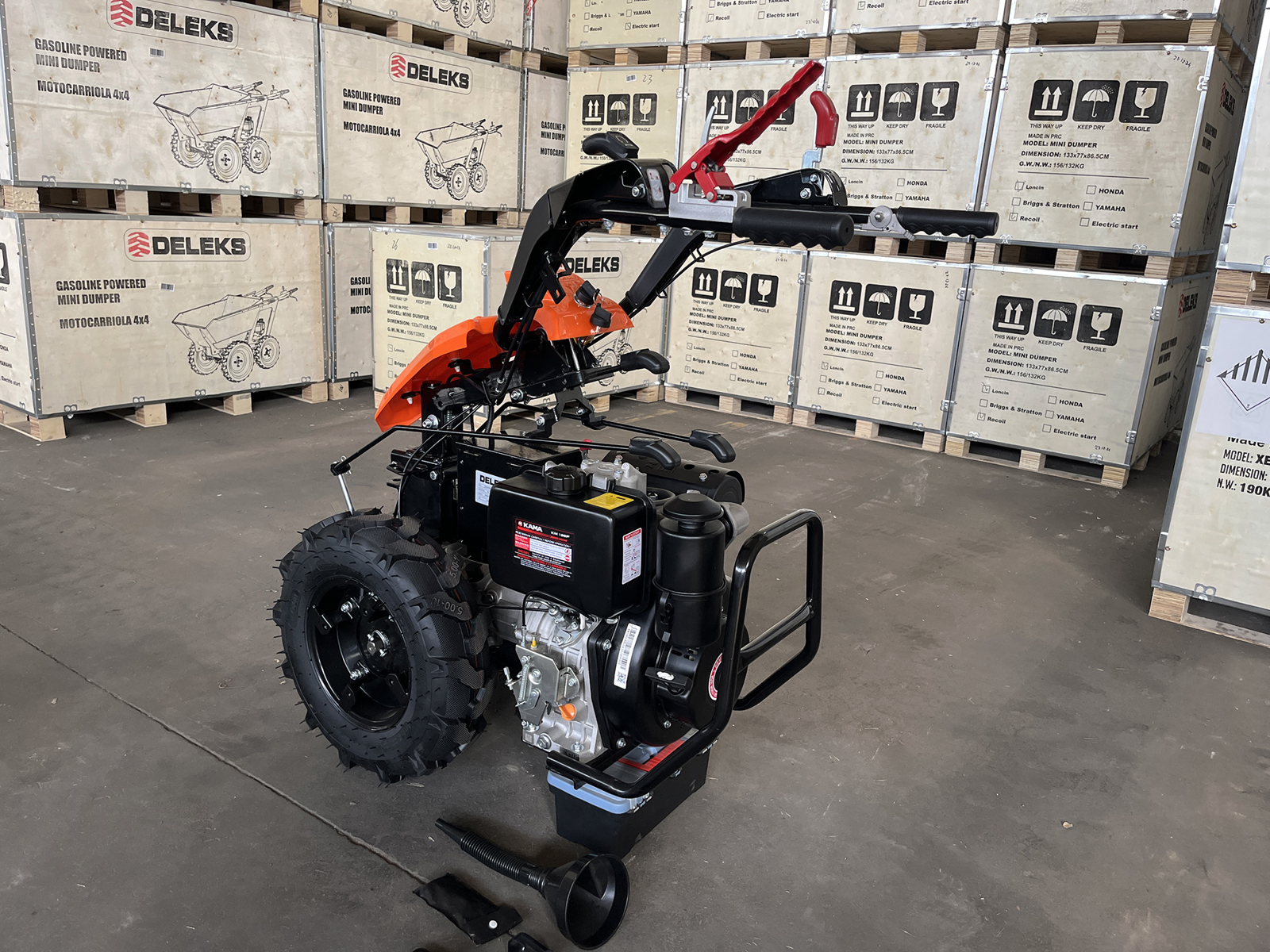 reversible two wheel tractor with tiller kama